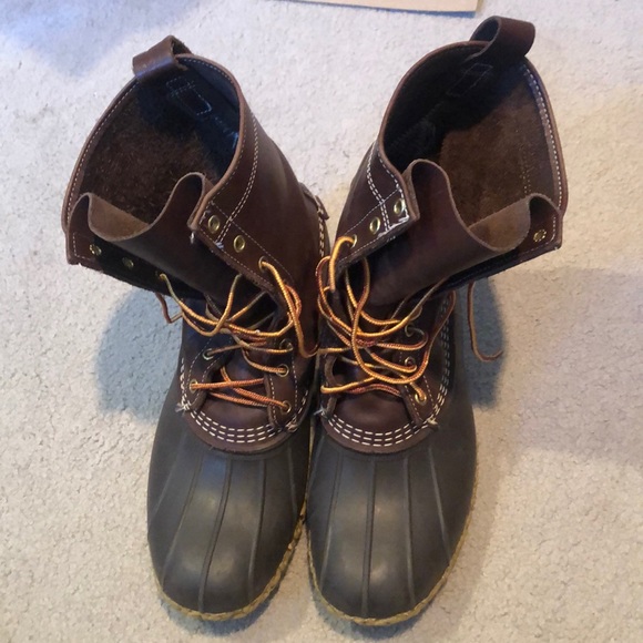 L.L. Bean | Shoes | 1 Wide Mens Bean Boots Dark Brown | Poshmark
